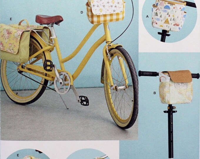 Simplicity Sewing Pattern 9804 Bicycle Baskets, Bags and Panniers ...