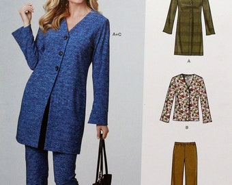 New Look Sewing Pattern 6145, Misses' Jacket, Top and Pencil Skirt ...