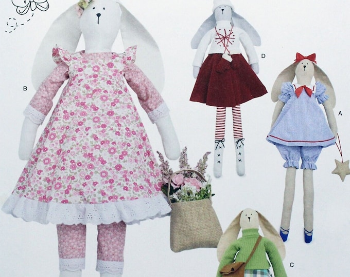 Simplicity Sewing Pattern 5247, Decorative Bears and Clothes, Uncut/ff ...