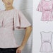 New Look Sewing Pattern 6656, Misses' Tops With High Waist, Misses ...