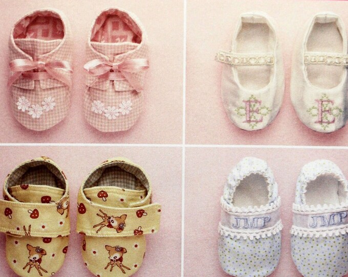 Simplicity Sewing Pattern 2471, Baby Shoes Sewing Pattern, Fabric Baby ...