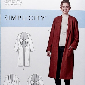 Simplicity Sewing Pattern 8742, Misses' Cardigans in Two Lengths and ...