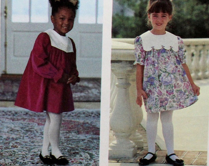 Simplicity Sewing Pattern 9376, Child's Dress With Full Skirt Gathered ...