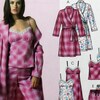 Butterick Sewing Pattern 5963, Misses' Robe, Top, Nightgown, Pants and ...