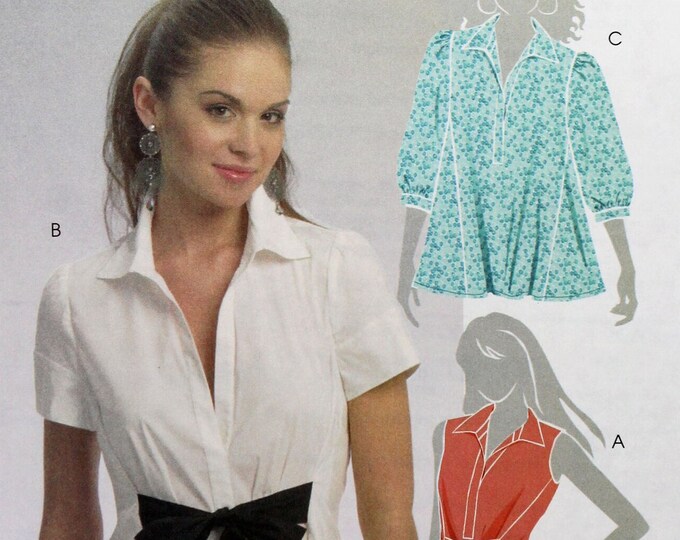 Mccall's Sewing Pattern 5664, Misses' Flared Shirts Sewing Pattern ...