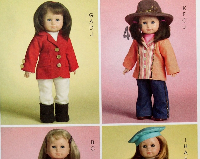 Vogue Sewing Pattern 9528, 18" Doll Clothes, Uncut/ff, Linda Carr ...