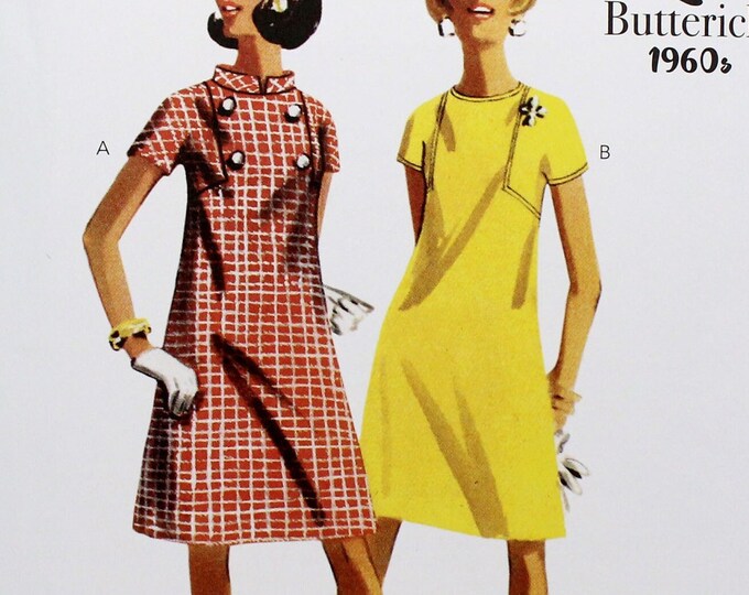Butterick Sewing Pattern 6990, Misses' Retro Semi-fitted Dress, Uncut ...