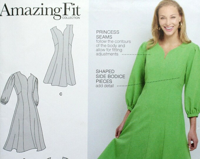 Simplicity Sewing Pattern 8831, Misses' Dress With Princess Seams and ...