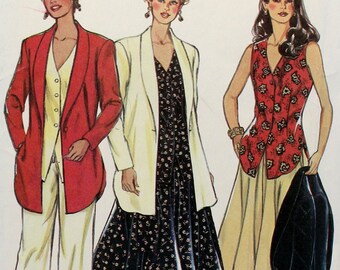 New Look Sewing Pattern 6163, Misses' Sleeveless Top, Straight Pants ...