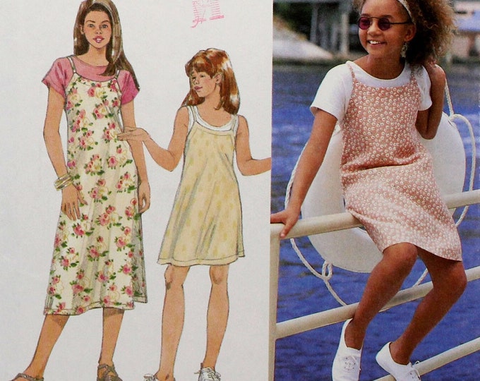 Simplicity Sewing Pattern 7463, Girls' Easy Raised Waist Dress and ...