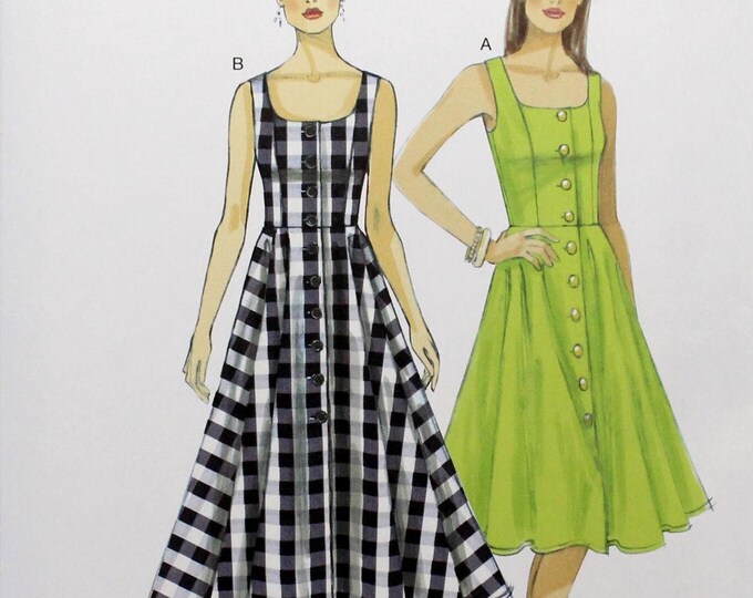Butterick Sewing Pattern 5750, Misses' Dress, Uncut/ff, Misses' Size 14 ...