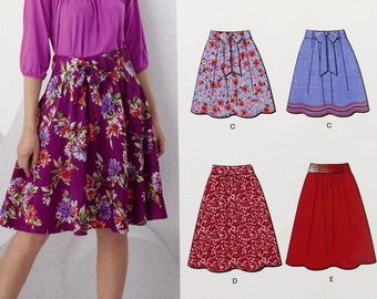 New Look Sewing Pattern 6516, Misses' Easy Ruffled Skirt Sewing Pattern ...