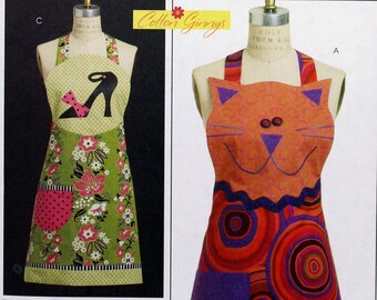 Butterick 5639, Reversible Apron Sewing Pattern, Size S, M, L, Jennifer ...