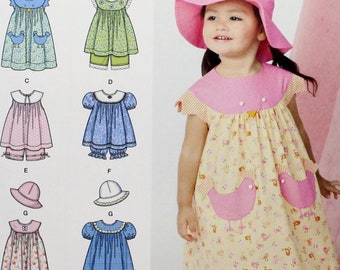 Simplicity Sewing Pattern 2388, Babies' Layette and Hat, Uncut/ff, Baby ...