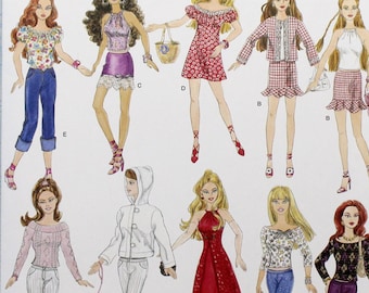 Simplicity Sewing Pattern S0734, Fashion Doll Costumes for 11-1/2 Dolls ...