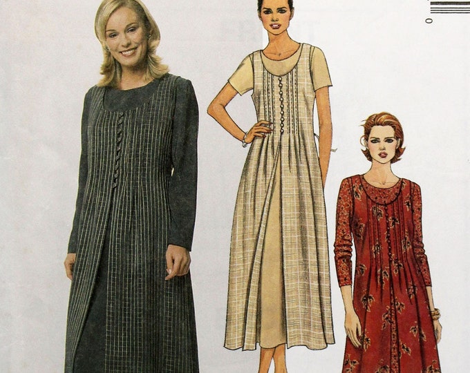 Mccall's Sewing Pattern 9483, Misses' Pullover Dress and Overdress ...
