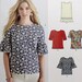 New Look Sewing Pattern 6434, Misses' Boxy Tops, Uncut/ff, Misses' Size ...