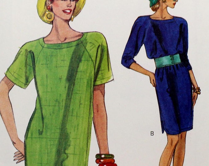 Vogue Sewing Pattern 8079, Misses' Pullover Dress, Uncut/ff, Misses ...