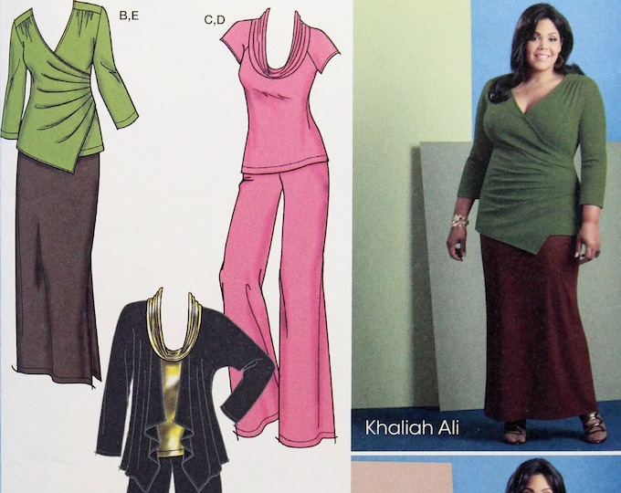 New Look Sewing Pattern 6163, Misses' Sleeveless Top, Straight Pants ...