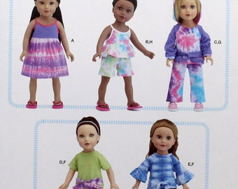 Mccall's Sewing Pattern 7173, Doll Tops and Pants for 18 Dolls Sewing ...