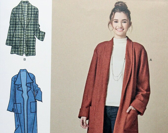 Simplicity Sewing Pattern 8742, Misses' Cardigans in Two Lengths and ...