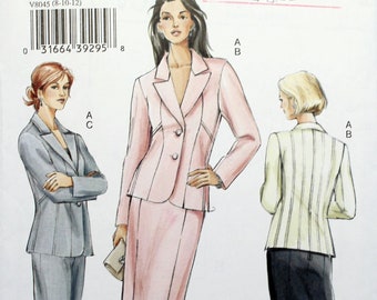 2005 Vogue Pattern V8040 Misses'/misses' Petite Skirt - Etsy