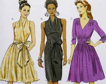 Butterick Sewing Pattern 5750, Misses' Dress, Uncut/ff, Misses' Size 14 ...