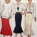Butterick Sewing Pattern 4136, Misses' Easy Skirts With Princess Seams ...