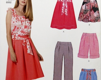 Simplicity Sewing Pattern 5992, Misses' Pants, Shorts and Culottes ...
