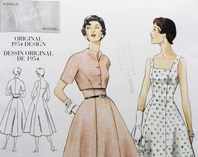 Vogue Sewing Pattern 2267, Misses' Bolero and Dress With Princess Seams ...