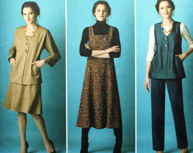 Simplicity Sewing Pattern 2539, Misses' Square Neck Jumper, Pants and ...