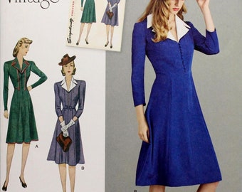 Simplicity Sewing Pattern R11270, Misses' Retro One-piece Dress and ...