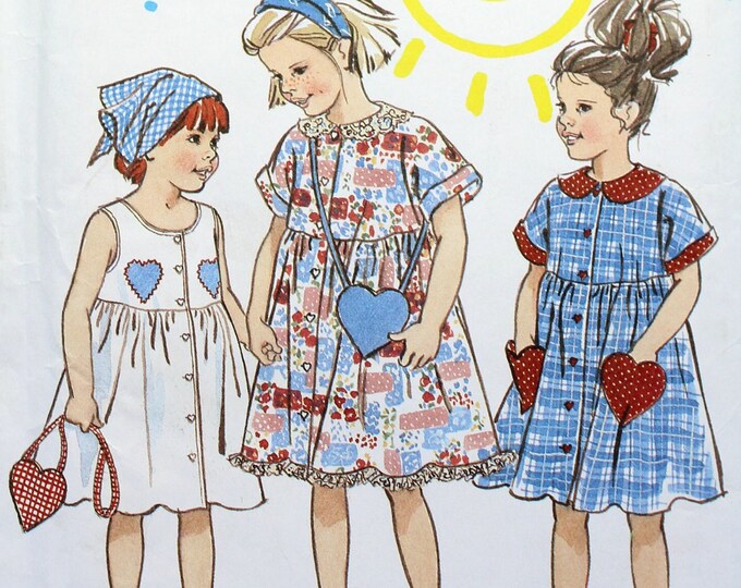 New Look Sewing Pattern 6041 Girls'/childs' Front - Etsy
