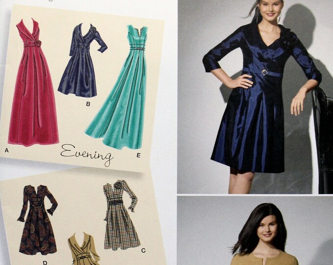 Simplicity Sewing Pattern 2338, Misses' Evening or Day Dresses With ...
