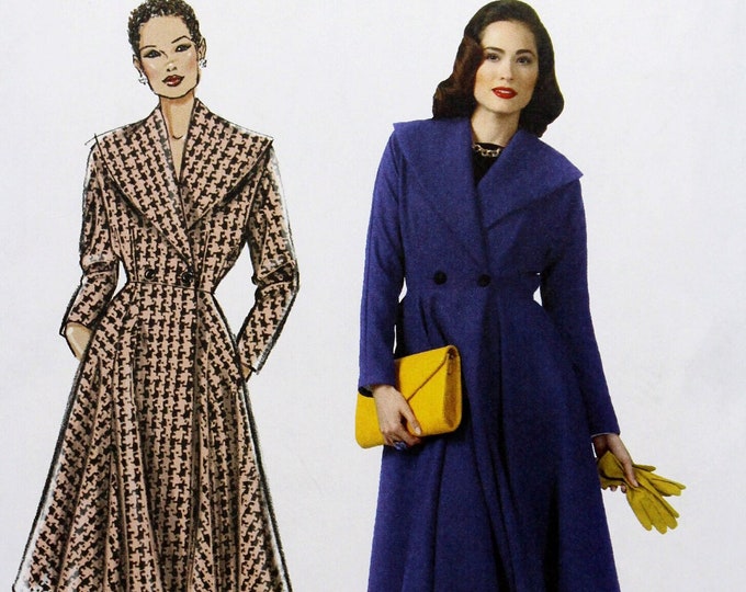 Butterick Sewing Pattern 5824, Misses' Double Breasted Coat, Uncut/ff ...