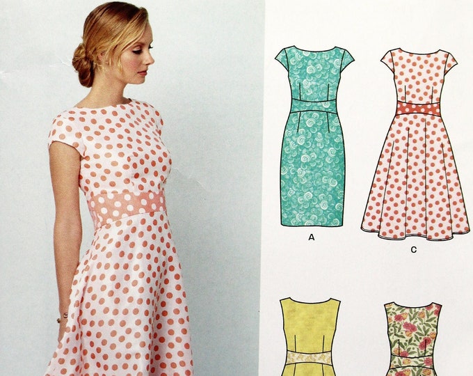 New Look Sewing Pattern 6447 Misses' Dress With Slim or - Etsy