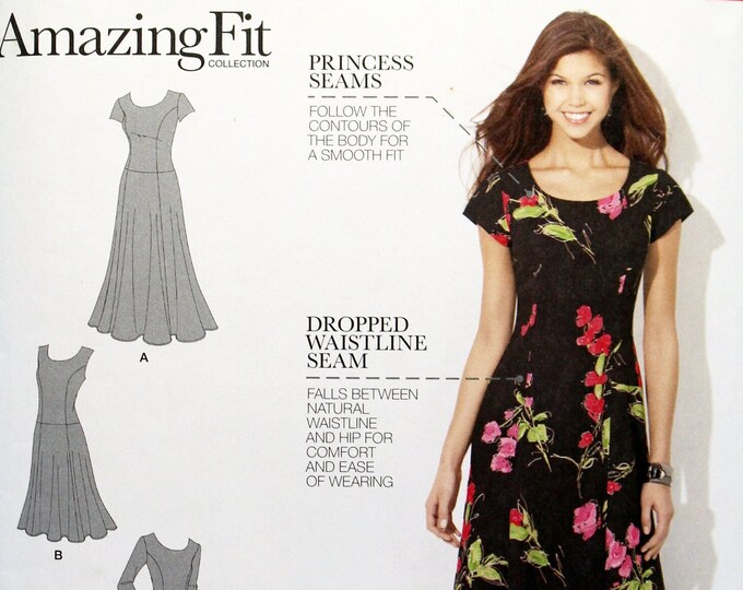 Simplicity Sewing Pattern 1537, Misses Drop Waist Dress Sewing Pattern ...