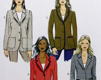 Mccall's Sewing Pattern 6709, Misses' Semi-fitted Jackets Sewing ...