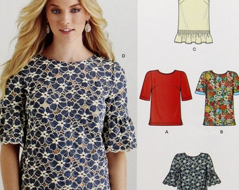 Simplicity Sewing Pattern 8053, Misses' Button Front Shirt, Uncut/ff ...