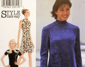 Simplicity Sewing Pattern 8237, Misses' Jumper With Raised Waistline ...