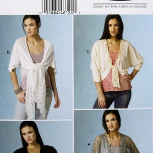 Vogue Sewing Pattern 9121, Misses' Jackets, Uncut/ff, Misses' Size L XL Xxl, Elizabeth Gillett ...