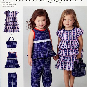 Simplicity Sewing Pattern 1624 Toddlers' Ruffled Dress - Etsy