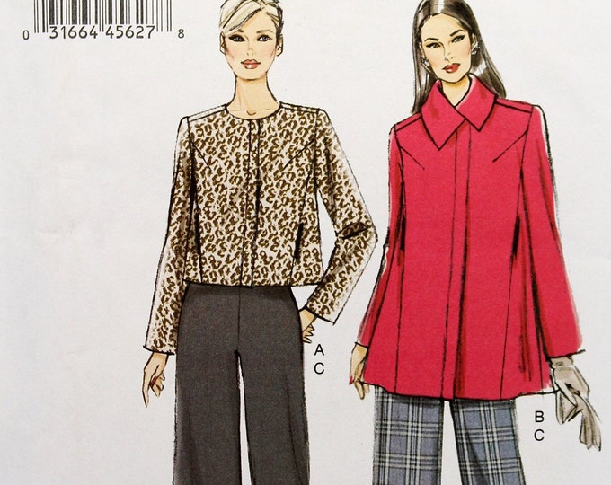 Vogue Sewing Pattern 9033, Misses' Jacket and Straight Leg Pants, Uncut ...