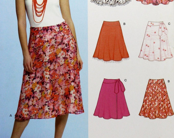 New Look Sewing Pattern 6708, Misses' Lined Skirts, Uncut/ff, Misses ...