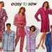 Simplicity Sewing Pattern 8082, Misses'/men's/teen Boys' Easy Pajamas ...