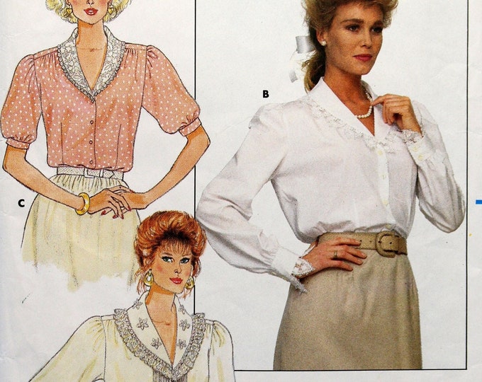 Butterick Sewing Pattern 5284, Misses' Shirt With Sleeve Variations ...