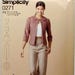 Simplicity Sewing Pattern 0271, Misses' Top, Pants, Skirt and Jacket ...