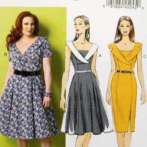 Butterick Sewing Pattern 5930 Misses' Easy Dress With - Etsy