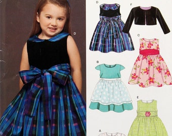 New Look Sewing Pattern 6037 Babies' Dress With Sleeve and Trim ...