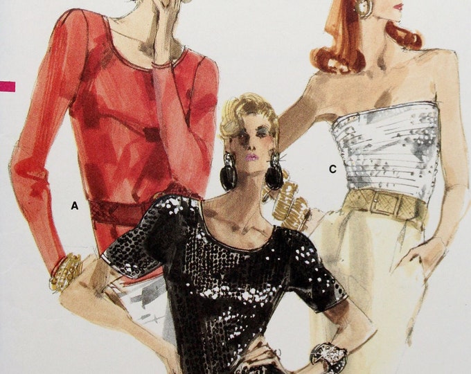 Vogue Sewing Pattern 7861, Misses'/miss Petite Easy Blouse, Uncut/ff ...